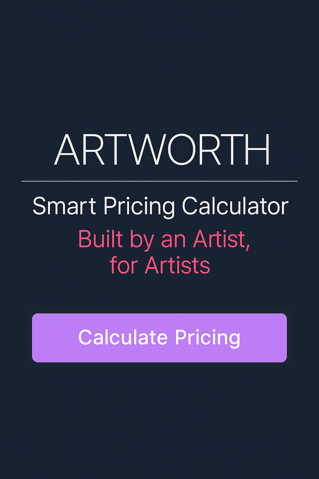 How to Price Artwork: AI-Powered Art Pricing Calculator | ArtWorth